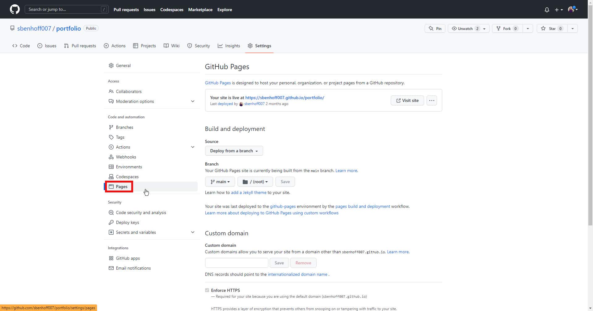 How To Create A Github Portfolio Hoffstech