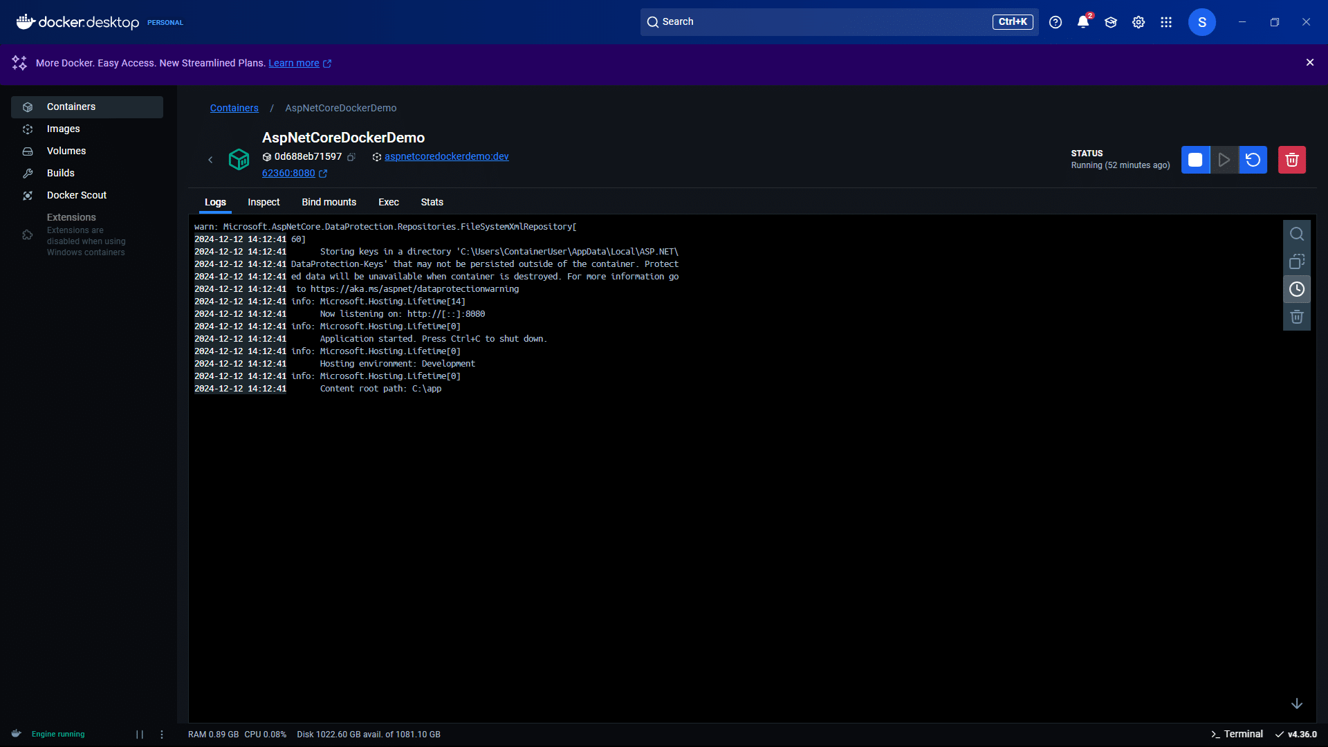 Getting Started with .NET and Docker Tutorial - Docker